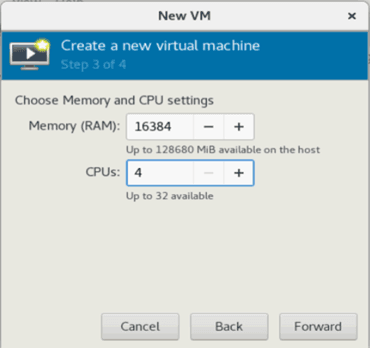 Creating and Installing OCDSR VMs through KVM GUI